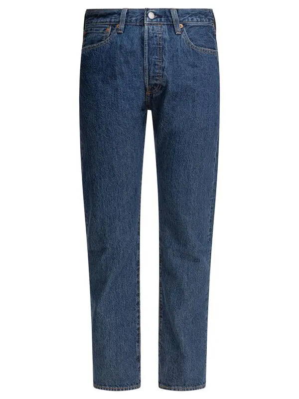 LEVI'S 501 Original Fit Straight Leg Selvedge Jeans - Blue