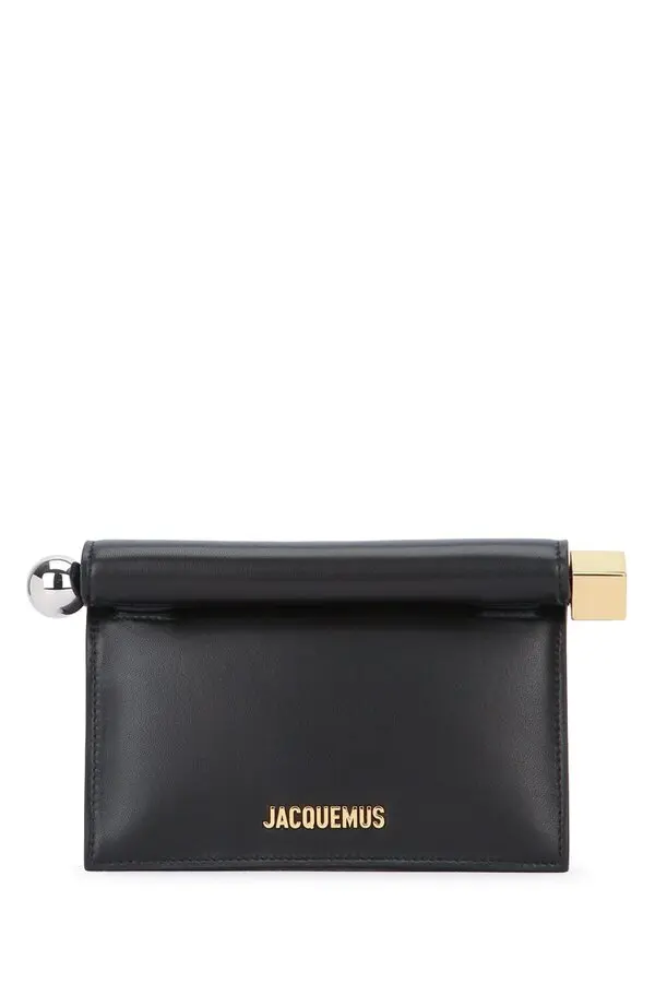 Jacquemus Mini Round Clutch Bag - Black