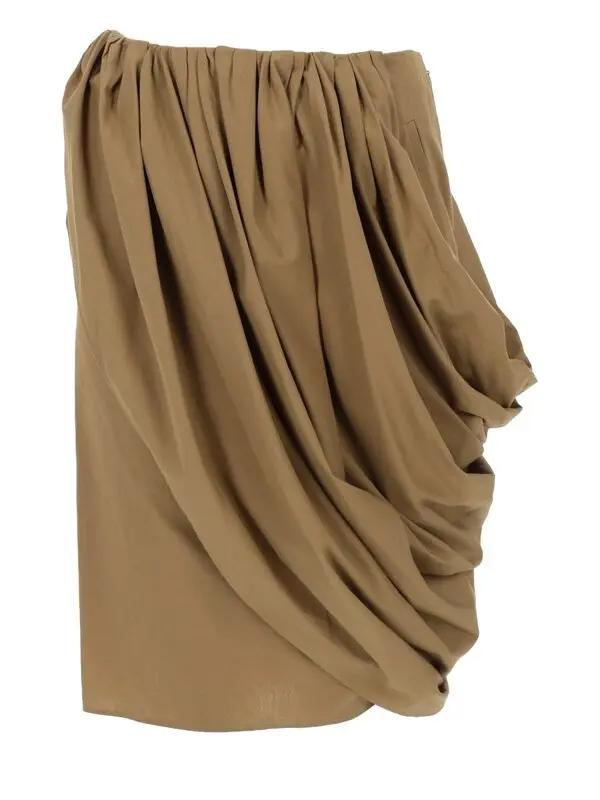 Chloé Elegant Mini Skirt - Brown