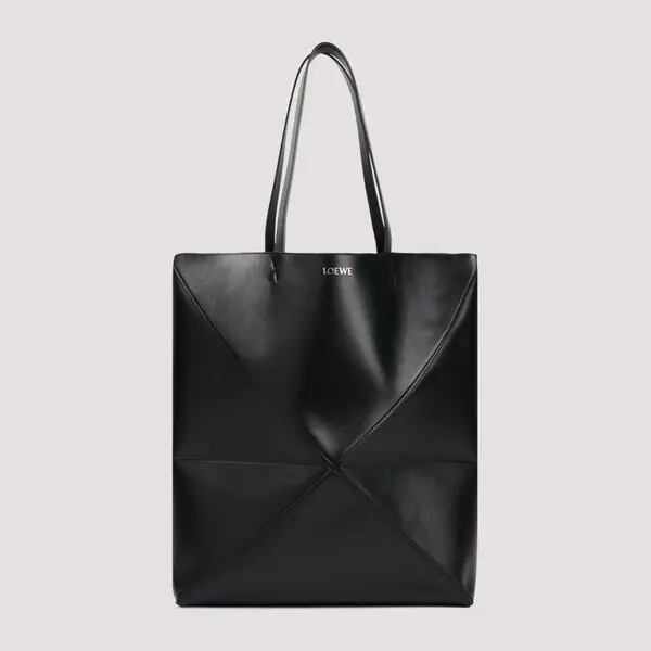 Loewe Puzzle Fold Xl Tote Handbag - Black