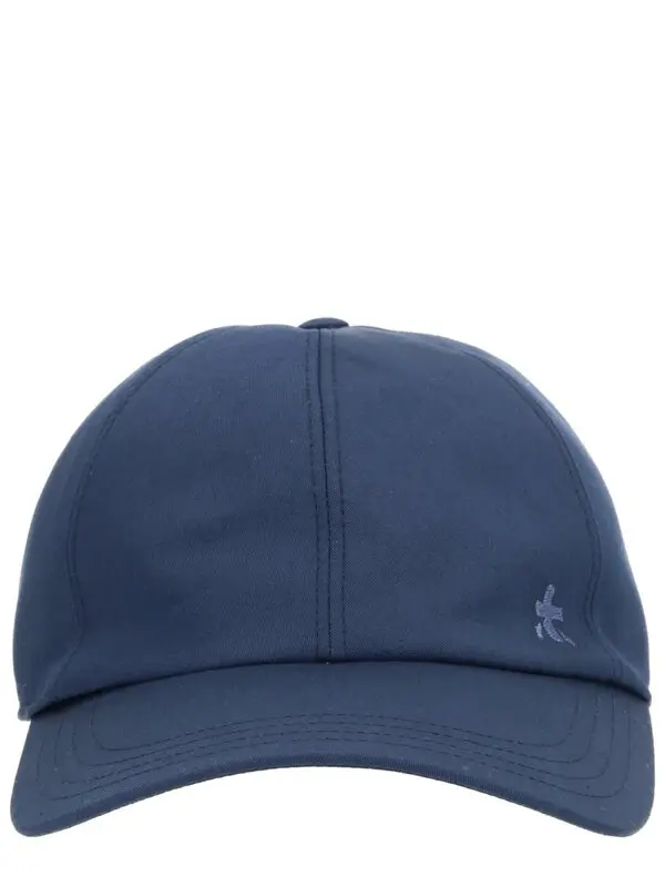 Premiata Baseball Cap In Premium Cotton - Blue
