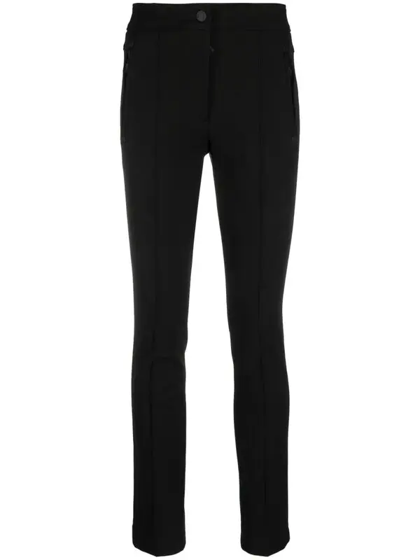 Moncler Slim-leg Technical Jersey Trousers - Black