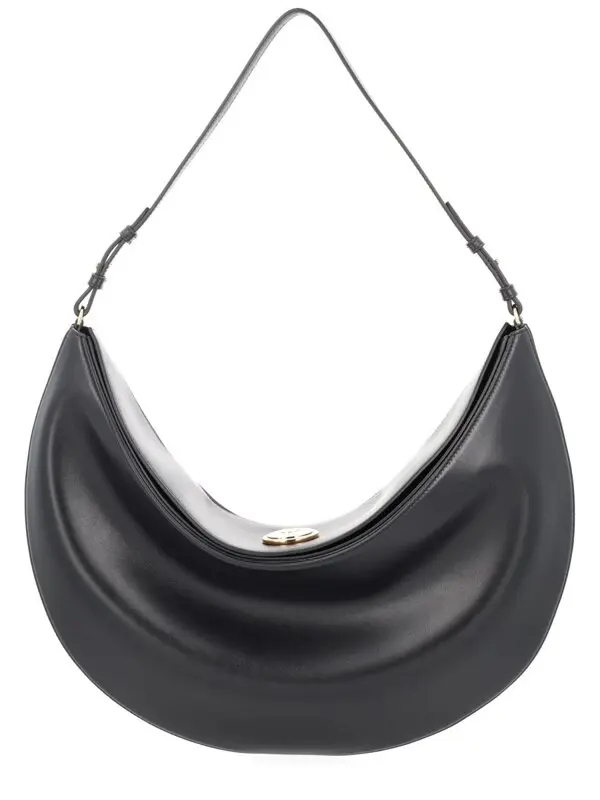 Jacquemus Crescent Shoulder Bag - Black