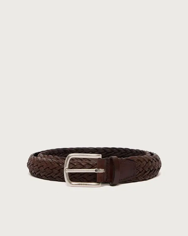 Orciani Woven Leather Belt