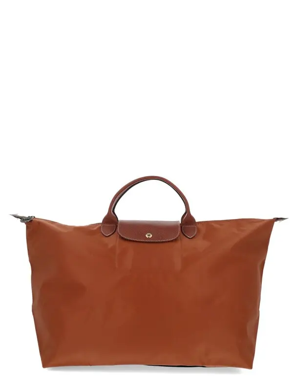 Longchamp Le Pliage Original L Travel Bag - Brown