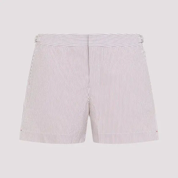 Orlebar Brown Mini Stripe Seersucker Swim Shorts