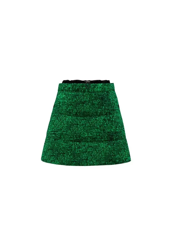 Moncler Printed Skirt - Green