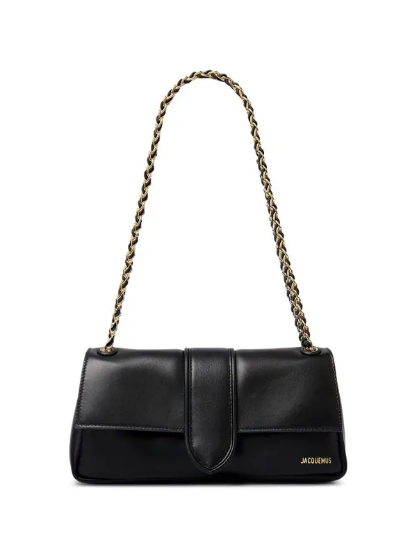 Jacquemus Mini Chain Shoulder Bag - Black