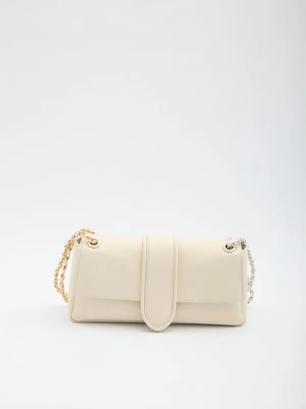 Jacquemus Mini Chain Shoulder Bag - Lightivory