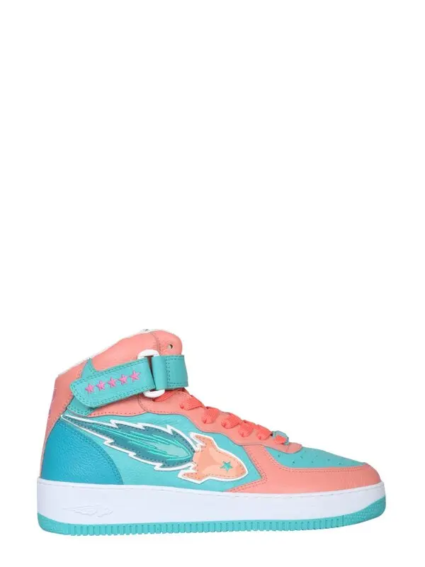 ENTERPRISE JAPAN Rocket Mid Sneakers - Azure