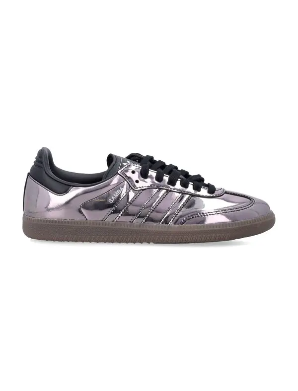 ADIDAS ORIGINALS Samba Og Sneakers In Metallic Finish - Core Black