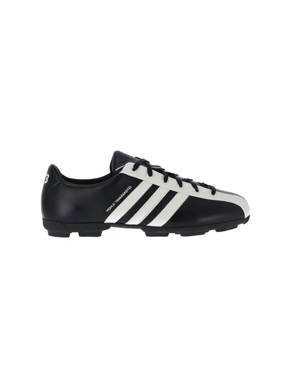 Y3 Leather Sneakers - Black