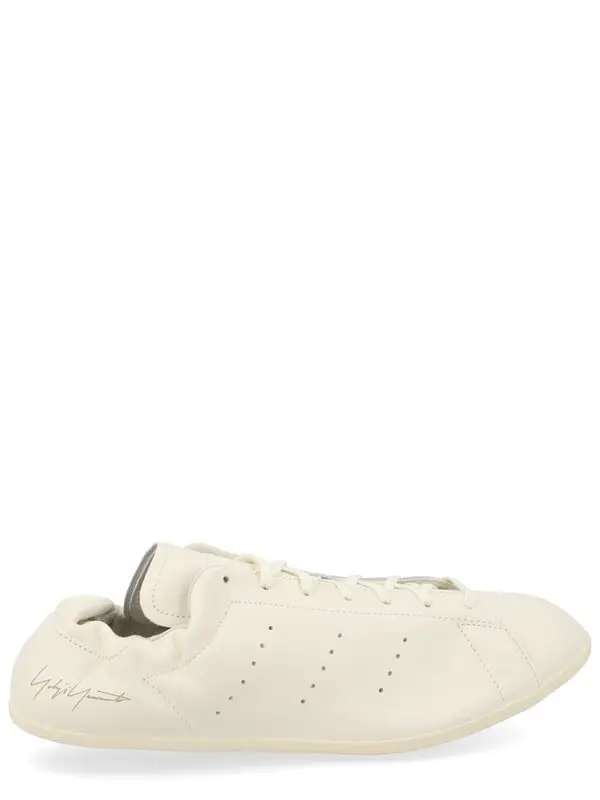 Y3 Leather Sneakers - White