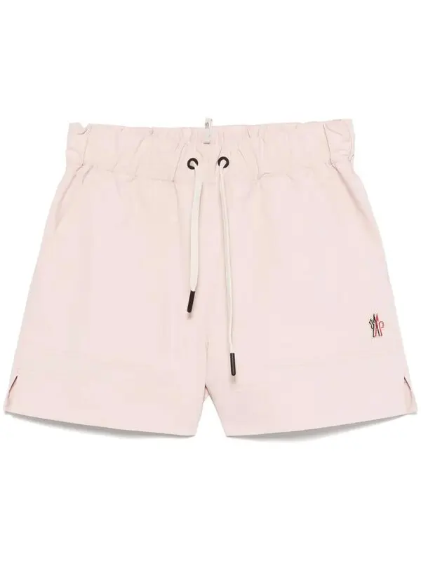 Moncler Cotton Gabardine Mini Shorts