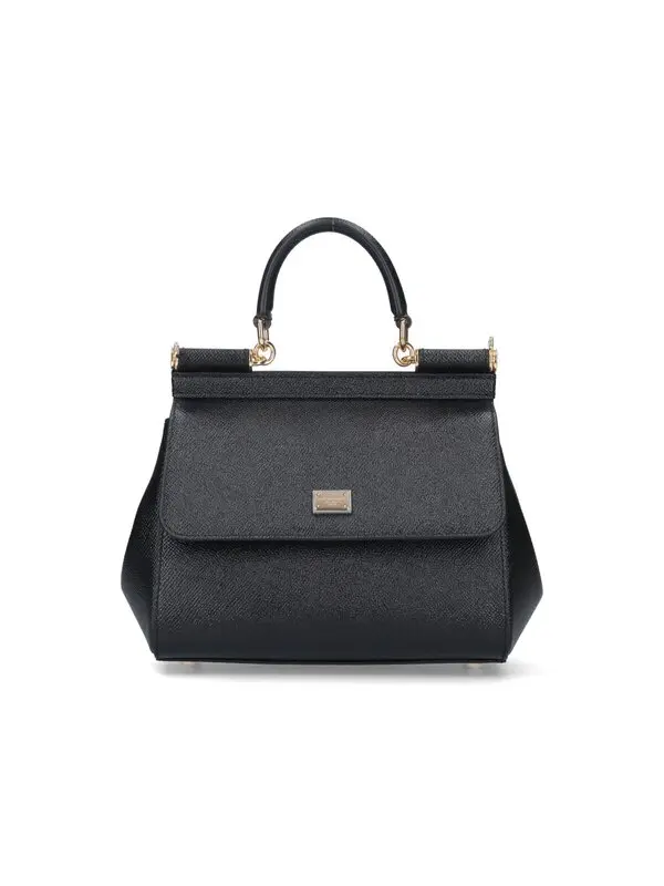 Dolce & Gabbana Medium Shoulder Bag - Black