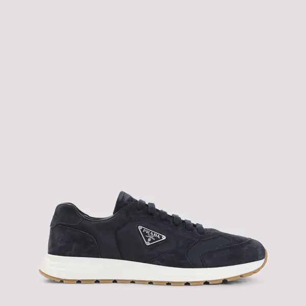 Prada Recycled Suede Leather Sneakers For