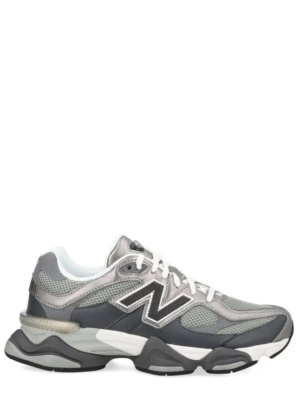 NEW BALANCE Synthetic Leather And Mesh Lace-up Sneakers - Black