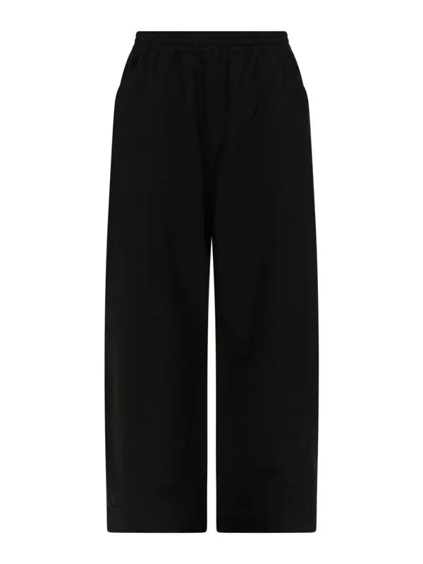 You Must Create Wide-leg Pull-on Trousers - Green