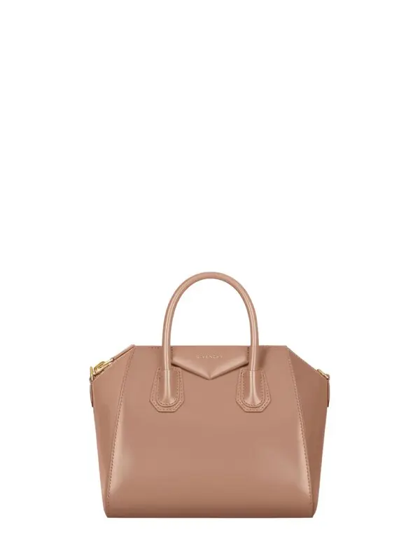 Givenchy Small Antigona Bag In Box Leather - Pink