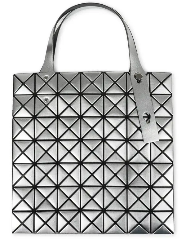 Issey Miyake Geometric Tote Bag - Silver