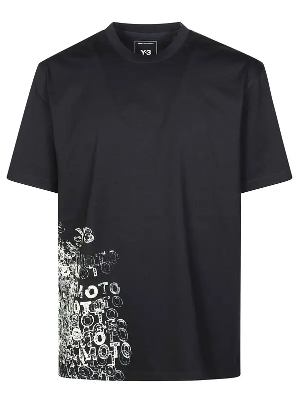 Y3 Graphic Short Sleeve Tee - Nero