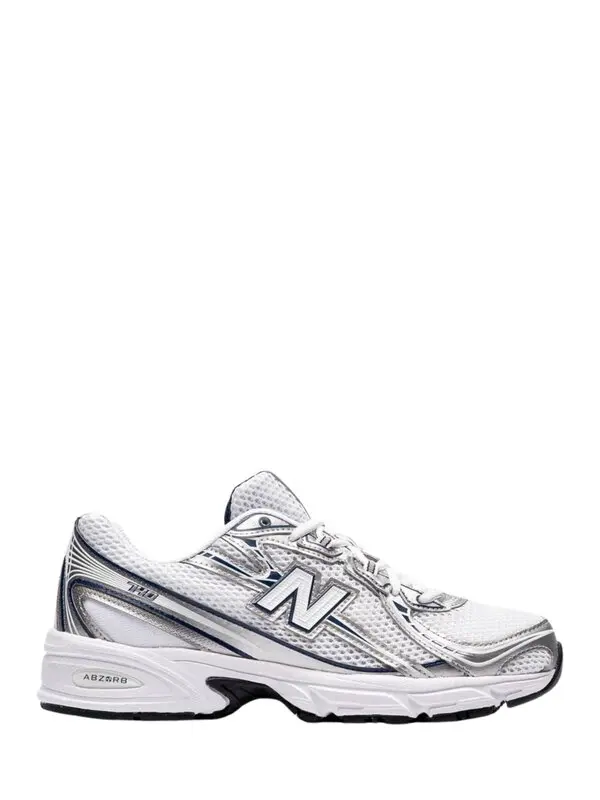 NEW BALANCE 740 Athletic Lace Up Sneakers - Silver