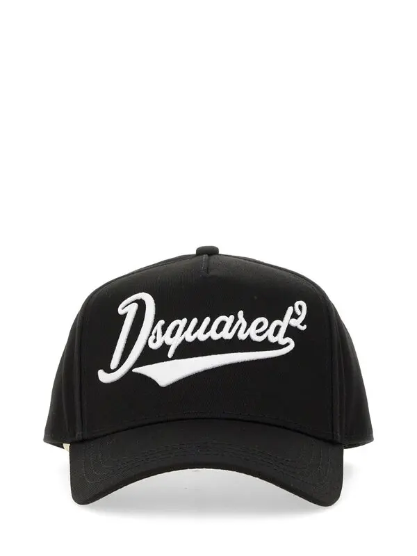 Dsquared2 Classic Logo Baseball Cap - Black