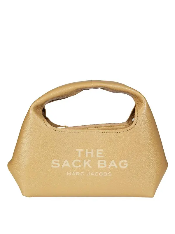 Marc Jacobs Sack Bag Mini Leather Bag - Beige