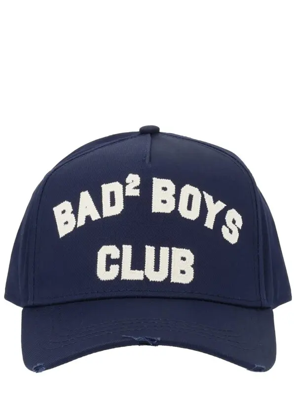 Dsquared2 Baseball Cap With Embroidered Graphic - Blue
