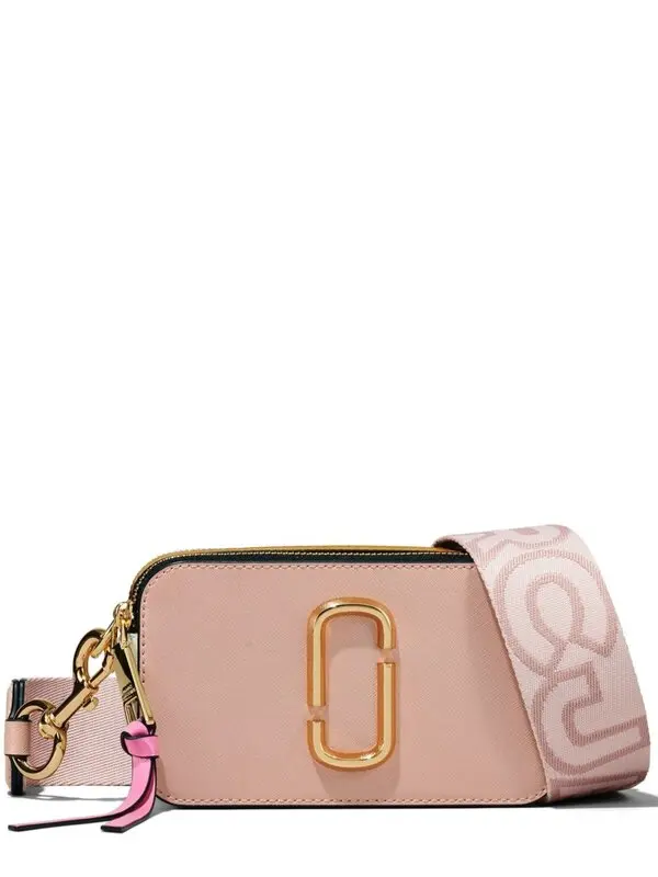 Marc Jacobs Leather Snapshot Crossbody Bag - Pink