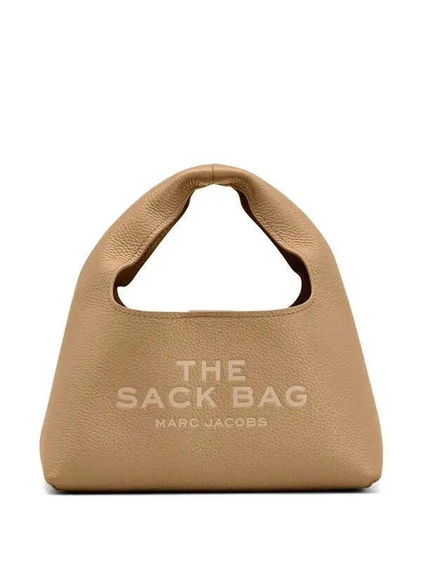 Marc Jacobs Top Handle Logo Print Handbag - Beige