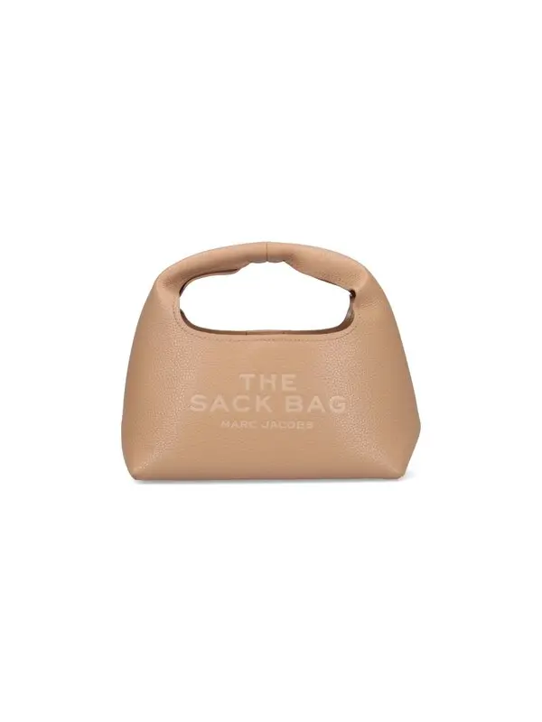 Marc Jacobs The Sack Mini Bag In Leather - Brown