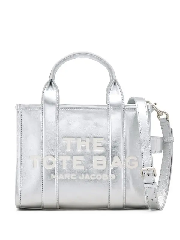 Marc Jacobs Mini Metallic Top Zip Handbag With Adjustable Strap