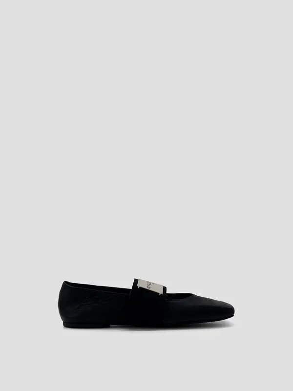 Givenchy Squared Ballerina Flats - Black