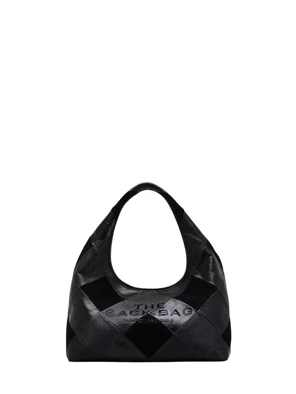 Marc Jacobs Sack Bag Patchwork Suede Tote Bag - Black