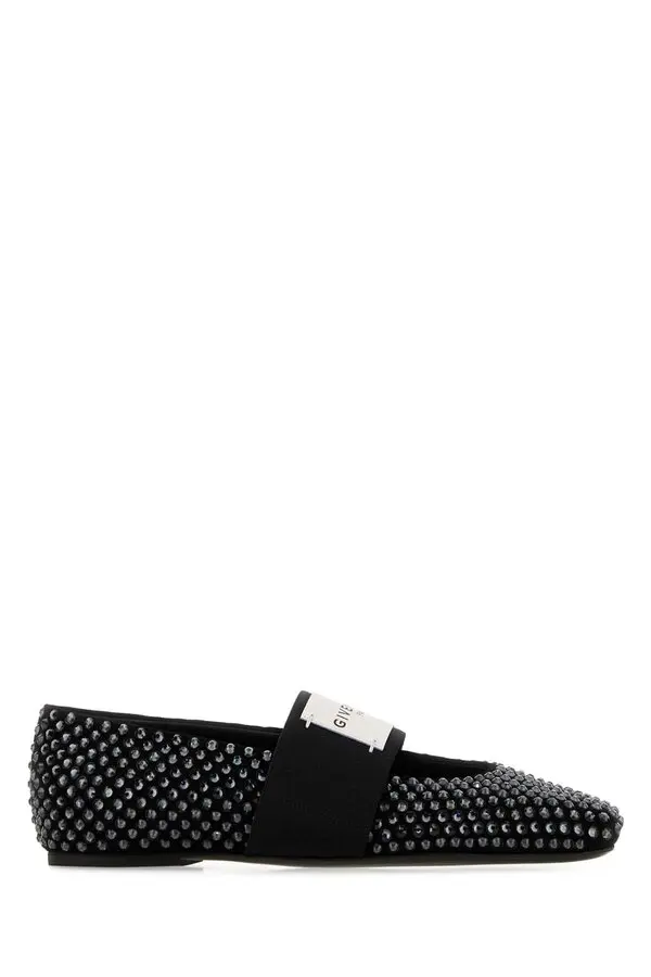 Givenchy Crystal-embellished Pointed-toe Flat