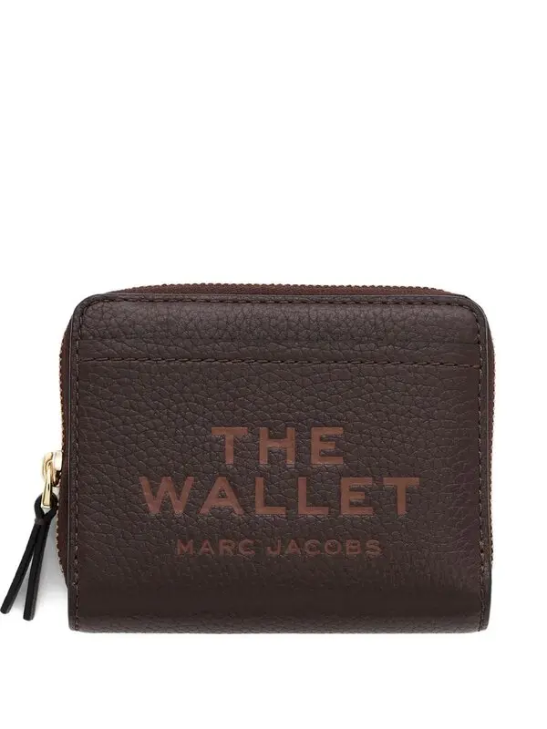 Marc Jacobs Snap Closure Mini Wallet With Card Slots And Coin Purse W 11 X H 9 X D 3 Cm - Brown