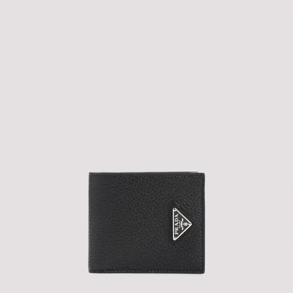 Prada Mini Leather Wallet 11cm X 9.5cm X 1.5cm