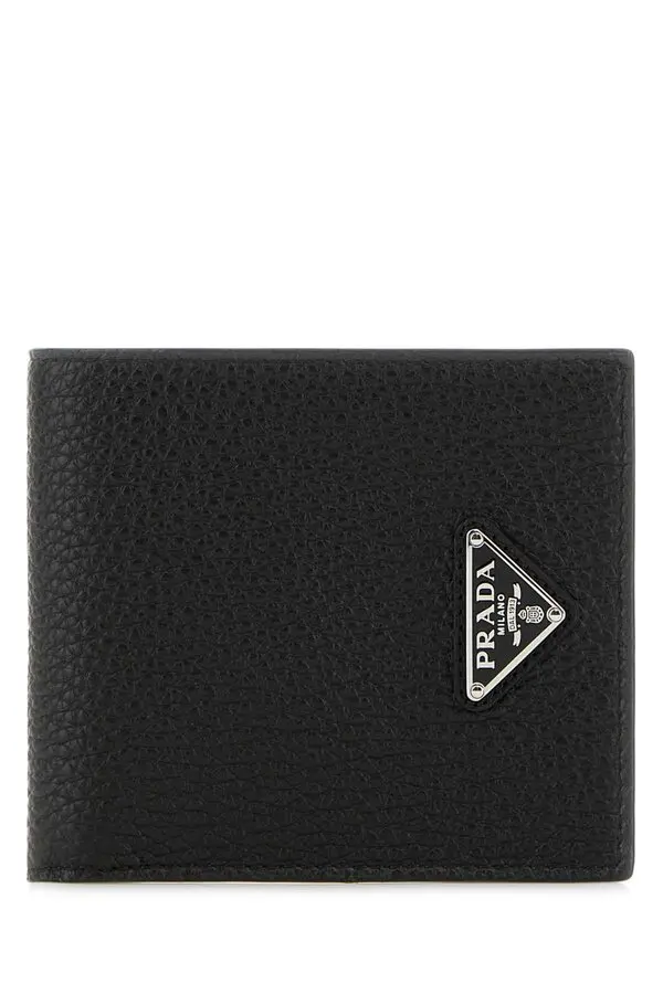 Prada Horizontal Mini Wallet For - Nero