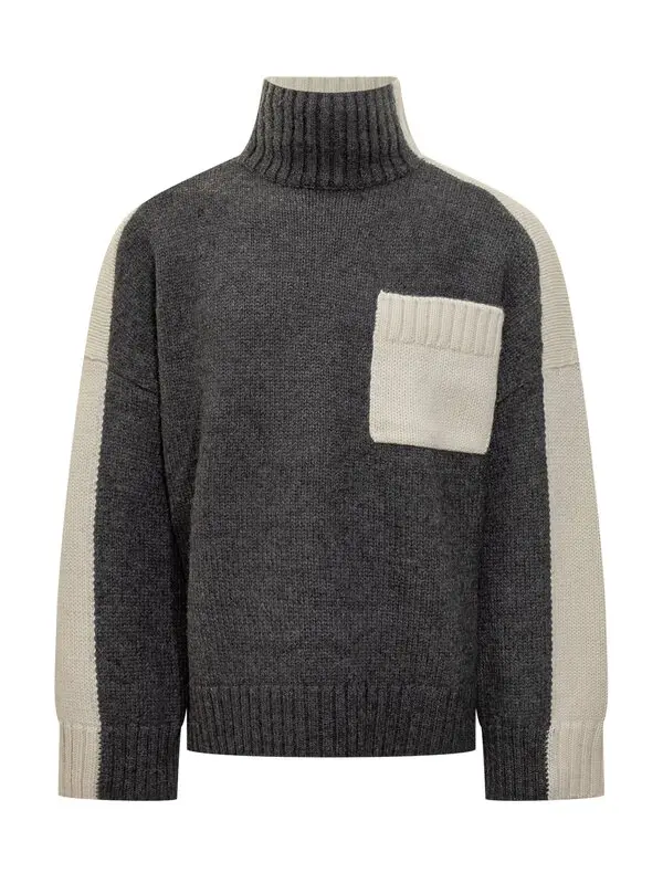 JW Anderson J. W. Anderson High Neck Colorblock Pullover