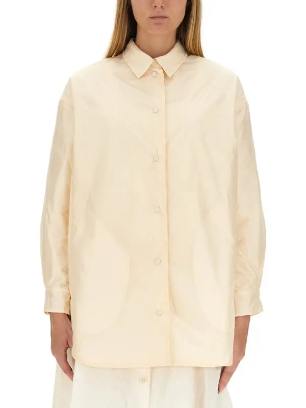 Aspesi Classic Collar Long Sleeve Shirt - Ivory