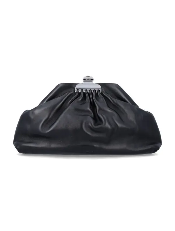 Marc Jacobs Medium Sculptural Clutch Bag - Black