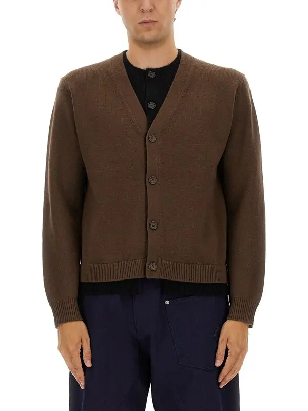 JW Anderson Layered Cardigan - Brown