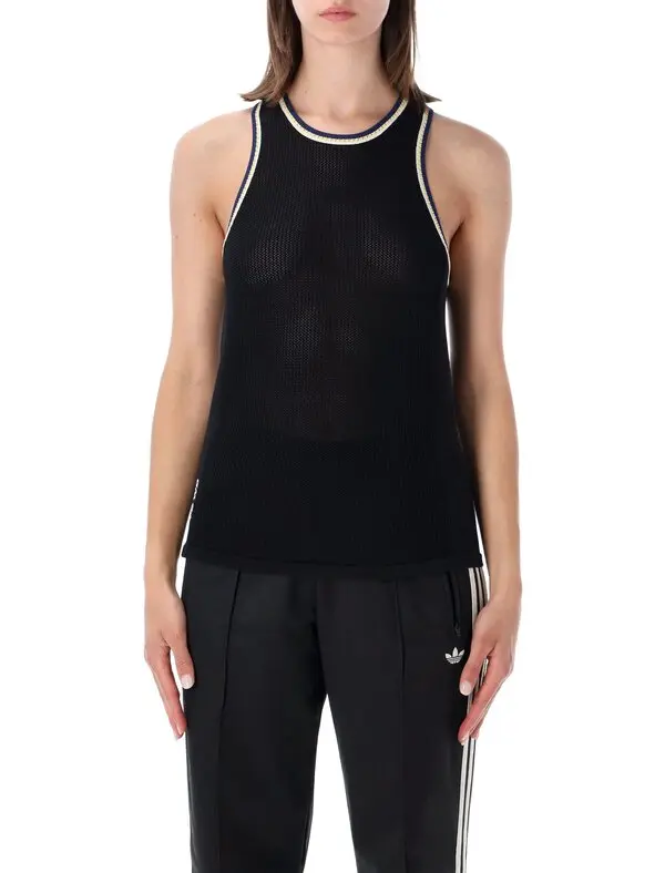 ADIDAS X Y-3 Elevated Sport Mini Mesh Tank Top - Nero