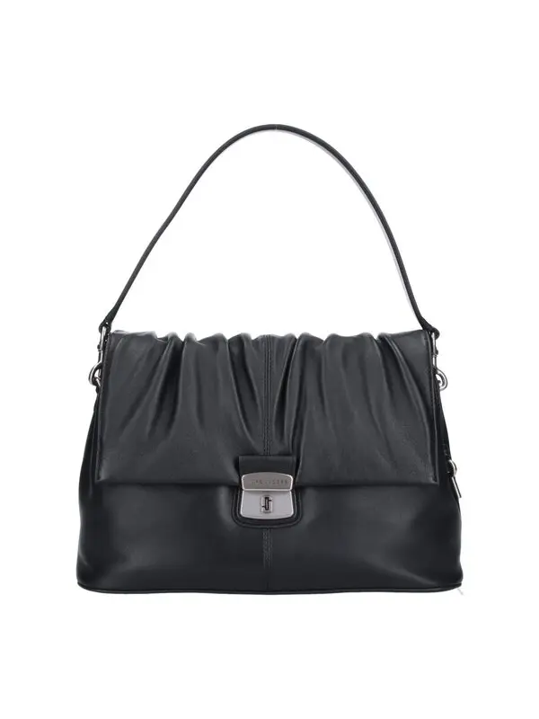 Marc Jacobs Leather Mini Messenger Bag - Black