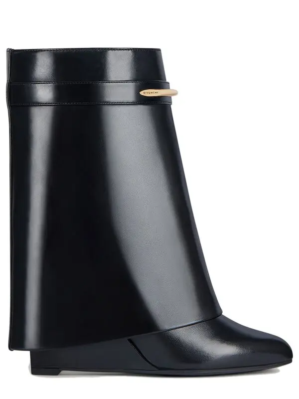 Givenchy Pinch Metal Wedge Heels - Nero
