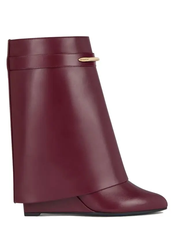 Givenchy Metal Pinch Wedge Heels 9cm - Rosso