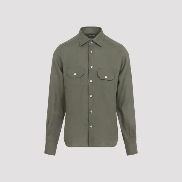 Kiton Linen Shirt - Green