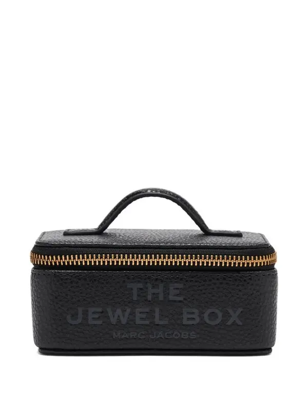 Marc Jacobs Mini Top Handle Handbag With Zip Closure - Black
