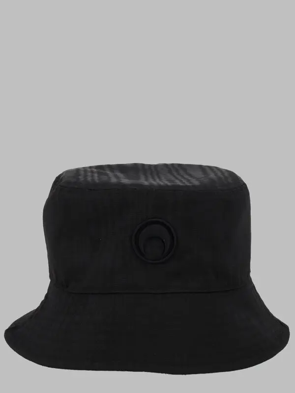 MARINE SERRE Mini Bucket Hat - Black